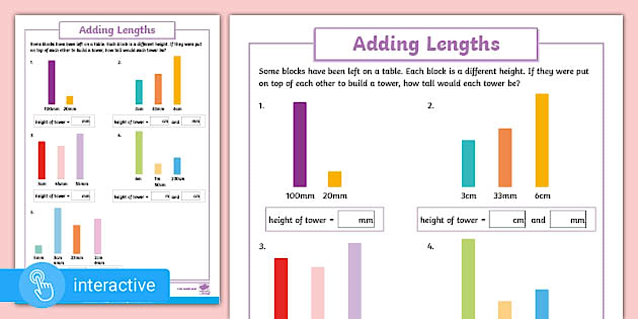 👉 Supporting White Rose Maths Year 3: Add Lengths