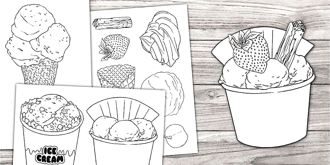 Design Your Own Ice Cream Activity | Twinkl Party - Twinkl