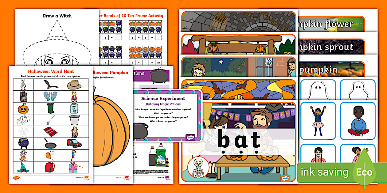 EYFS Halloween Resource Pack (Ages 3-5) (teacher made)