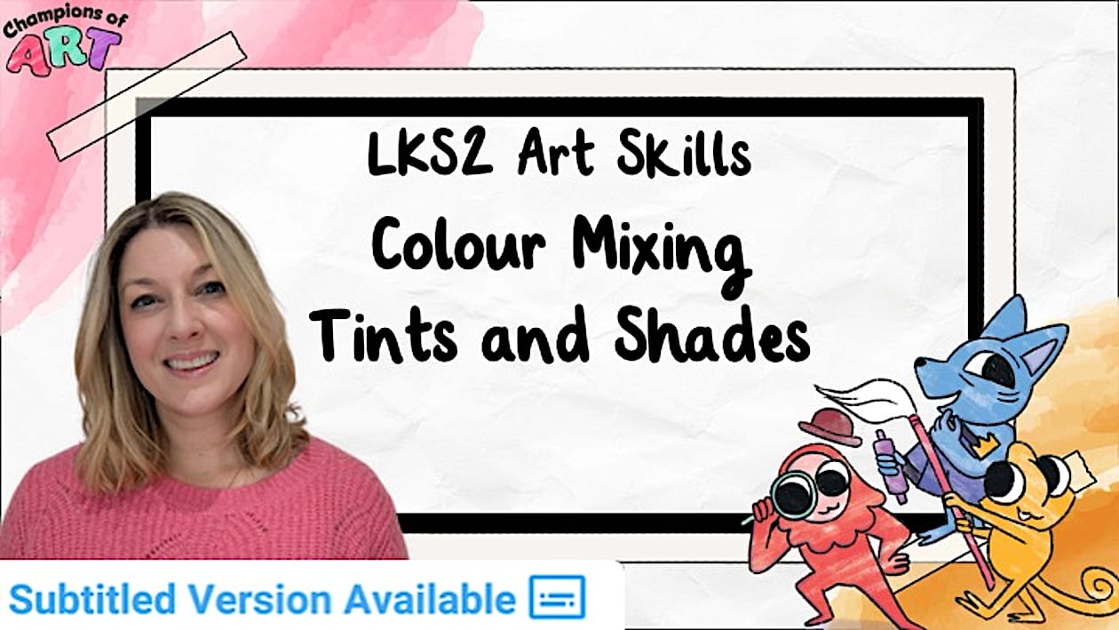 Colour Mixing Tints and Shades Art Concept Video - Champions of Art: