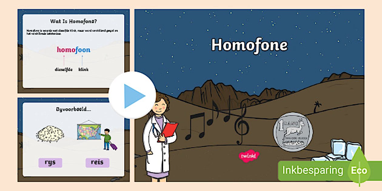 Homofone PowerPoint (teacher made) - Twinkl