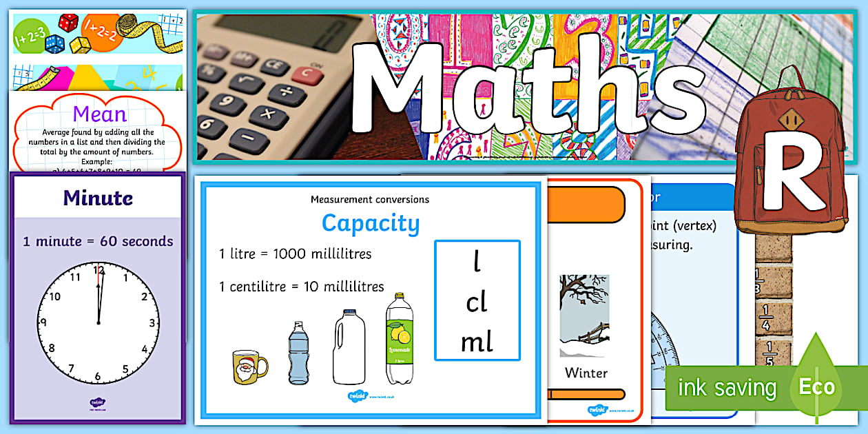KS2 Class Maths Display Pack - Maths Classroom Displays