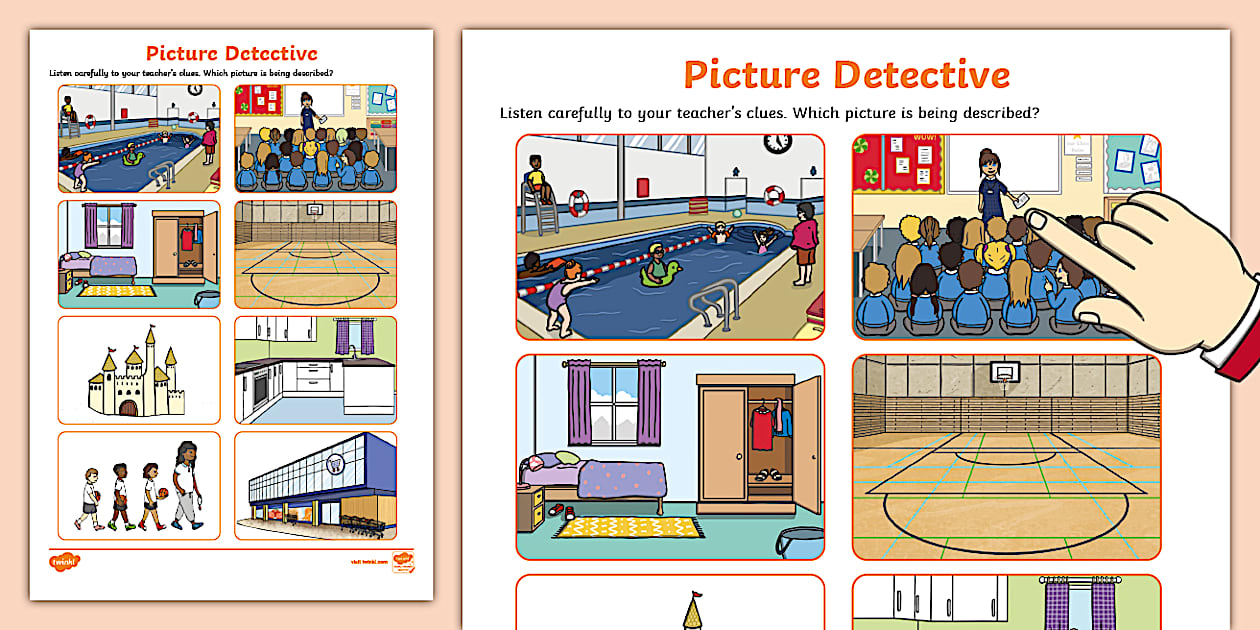 Language Skills: Picture Detective Foundation Stage - Twinkl