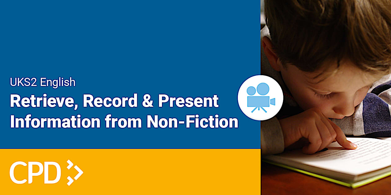 How to Teach Children in UKS2 to Retrieve, Record and Present Information from