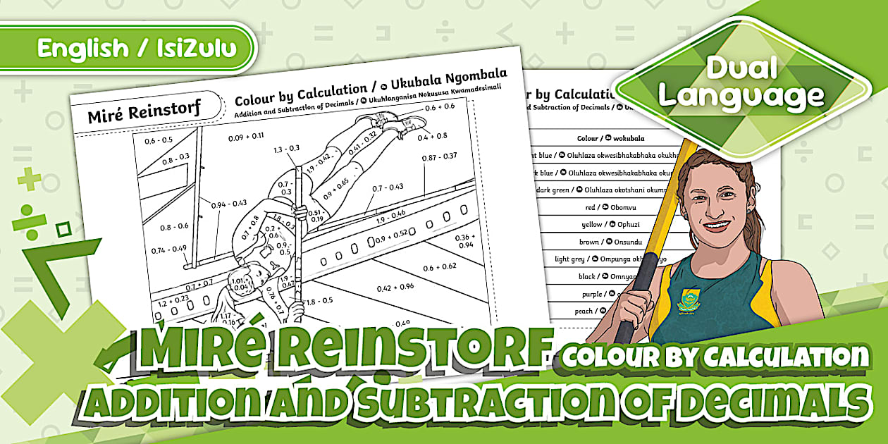 Miré Reinstorf Colour- Addition and Subtraction of Decimals
