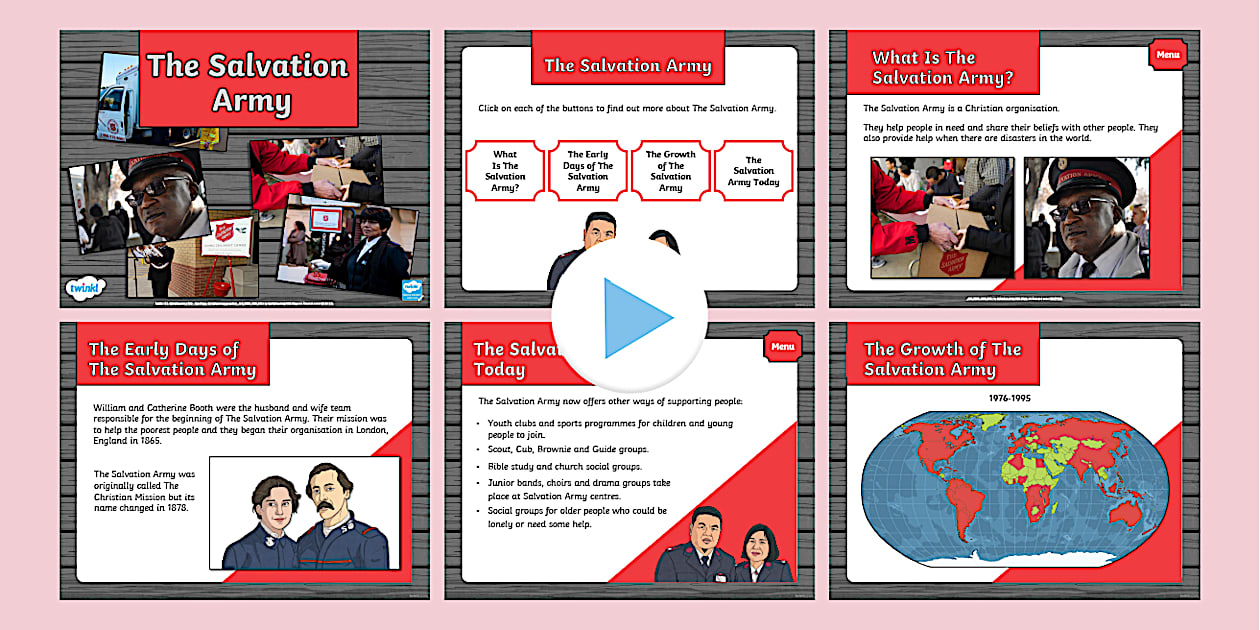The Salvation Army KS2 PowerPoint (teacher made) - Twinkl