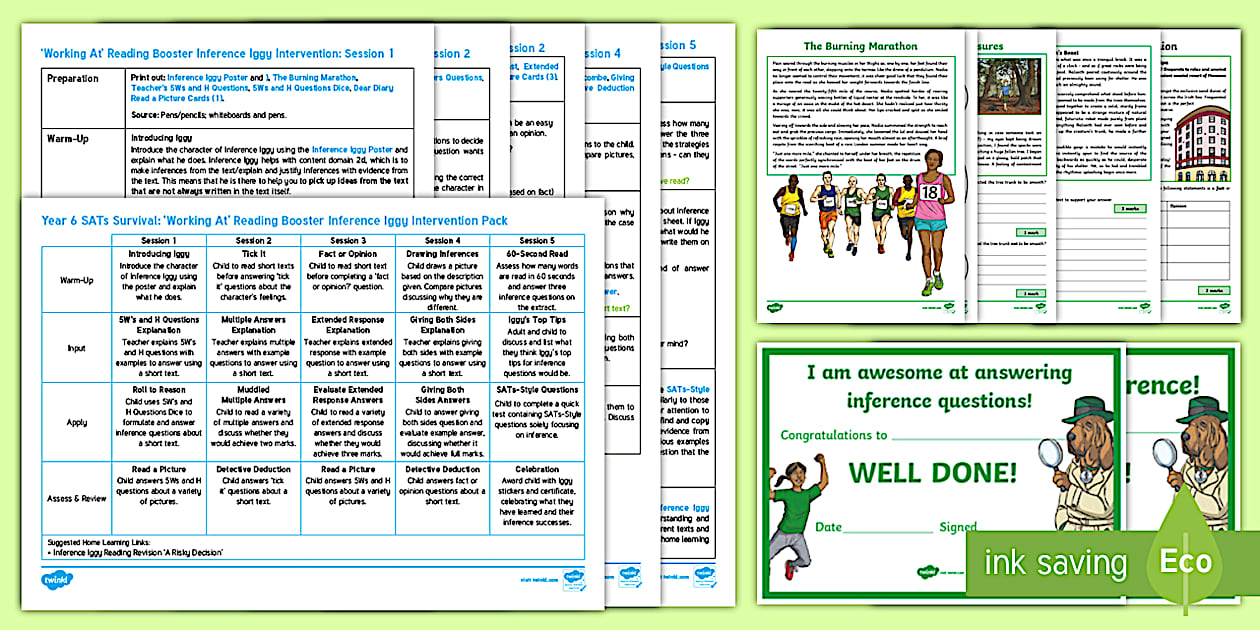 Year 6 SATs Survival: Reading Booster Activities - Twinkl