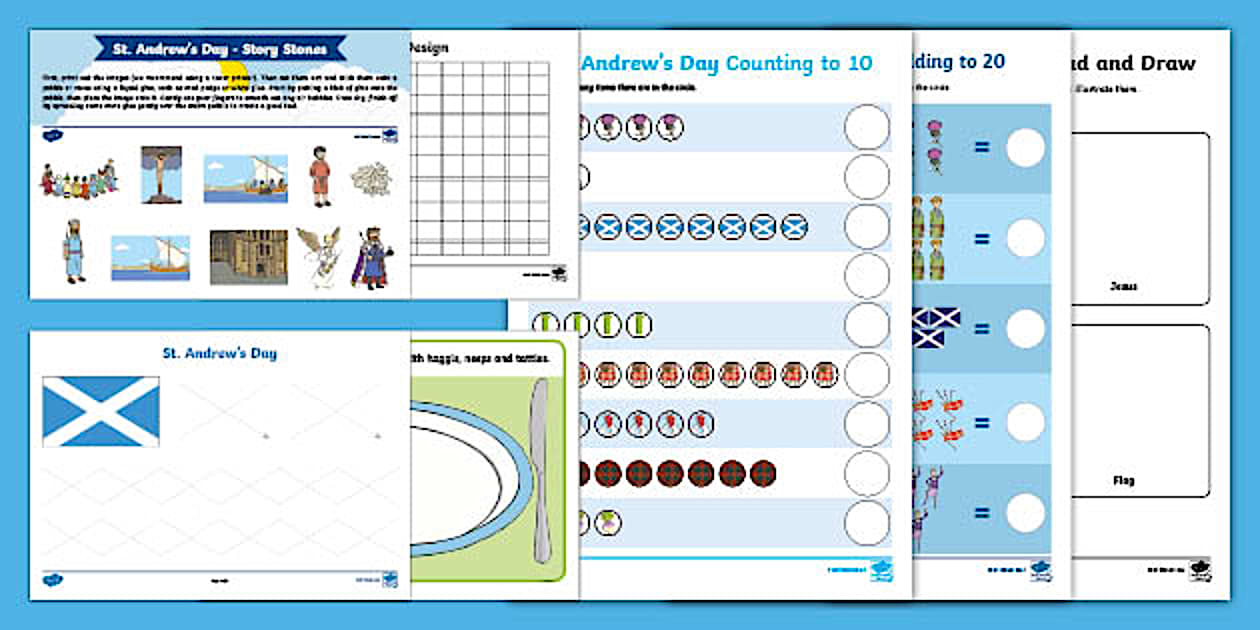 St. Andrew's Day Early Level Resource Pack (teacher made)