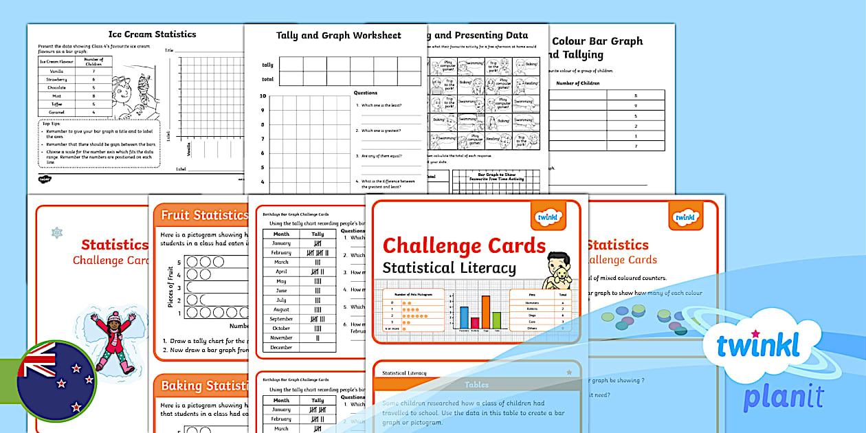 Level 2 Statistical Literacy: Supporting Activities Pack