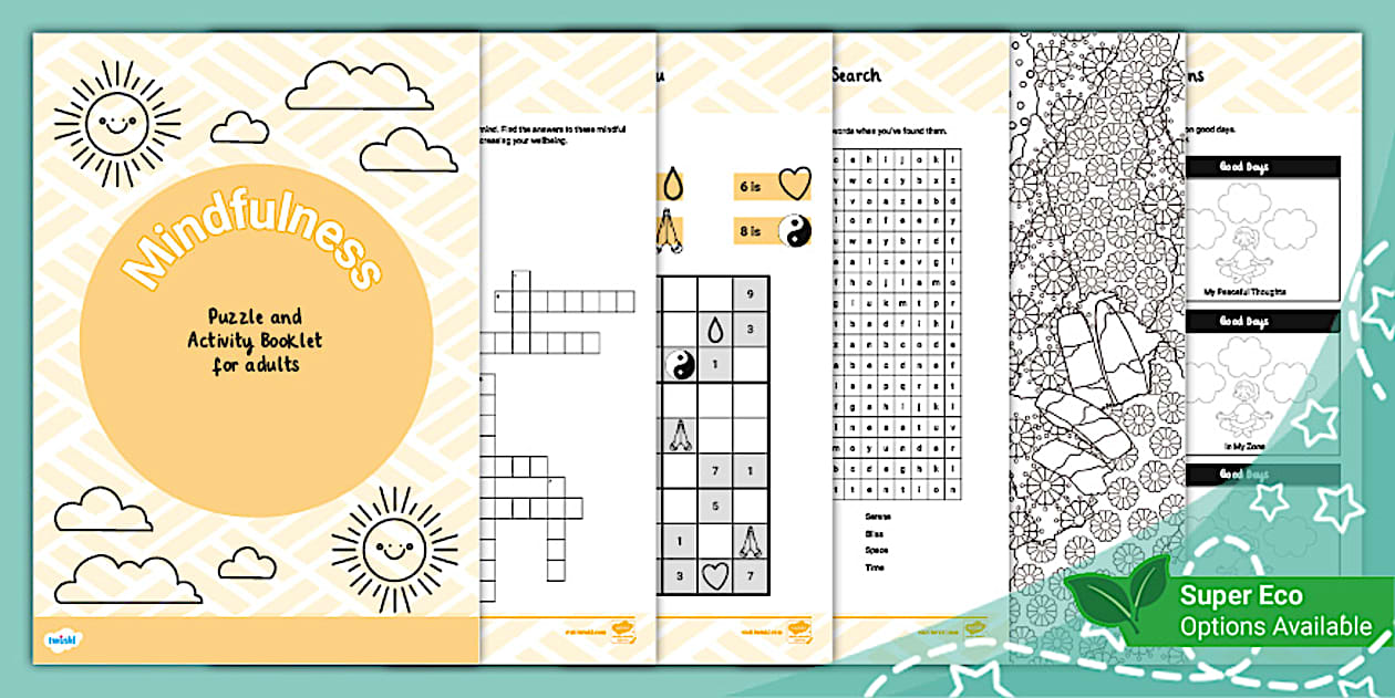 Mindfulness Puzzles for Adults (teacher made) - Twinkl