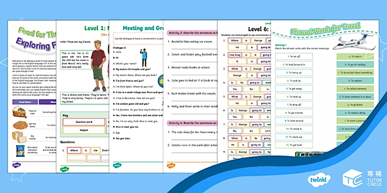 FREE! - ESL Resource Pack | Twinkl x Tutor Circle - Twinkl