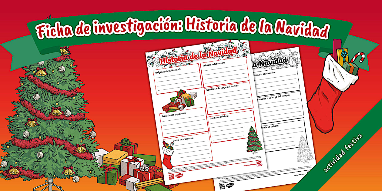 Ficha de investigación: Historia de la Navidad