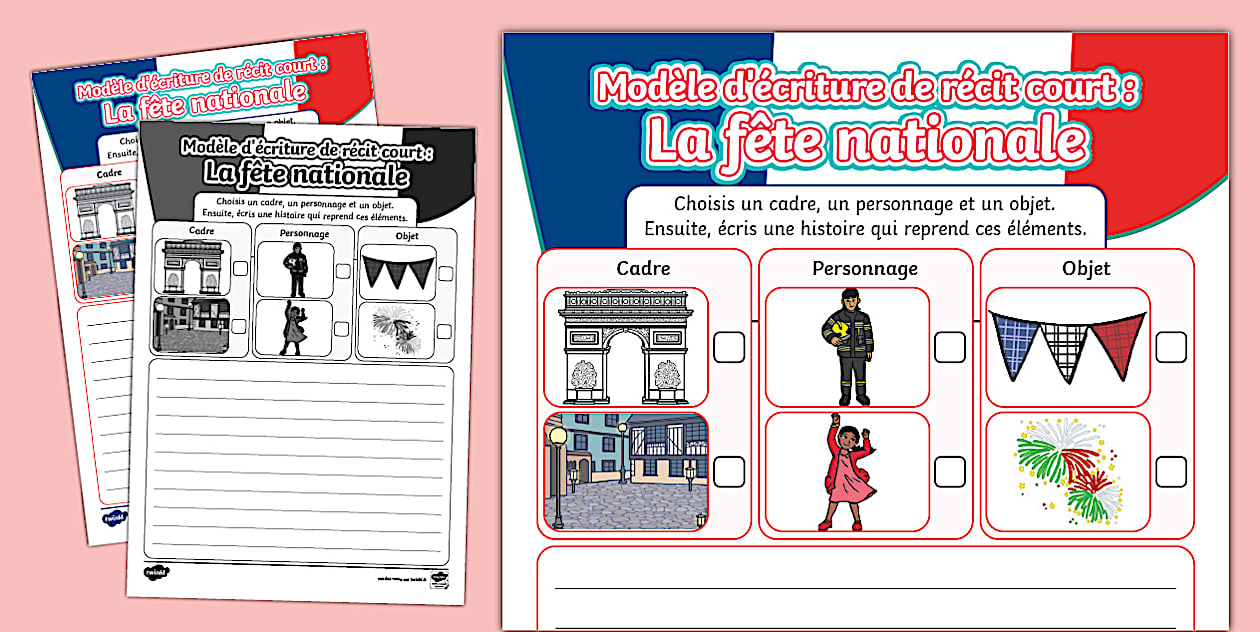 Modèle d'écriture de récit court : La fête nationale