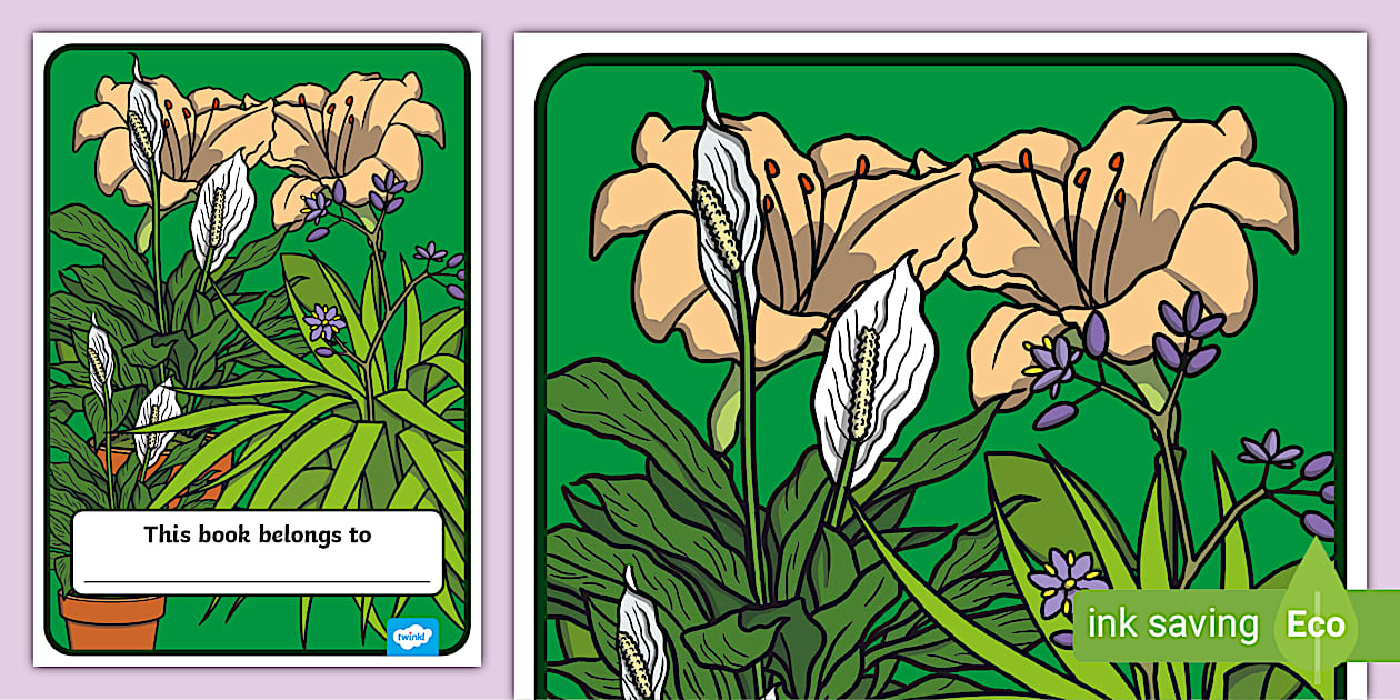 Free Lily Book Cover for Kids: Download and Print it now!