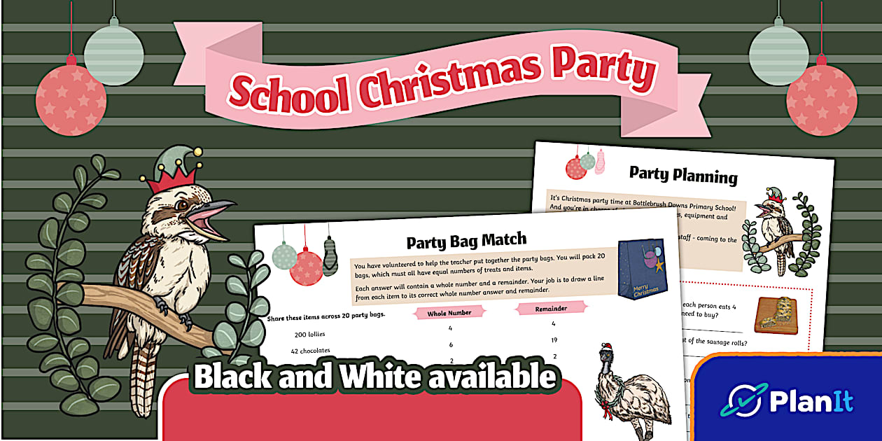Year 5 Number: School Christmas Party