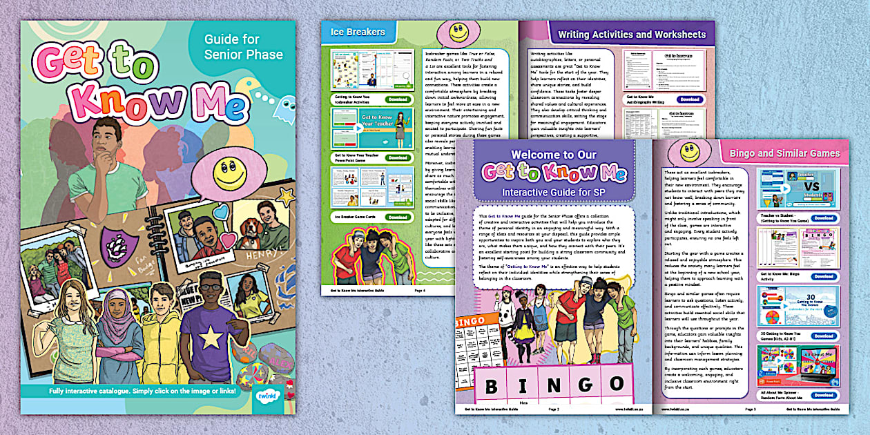 Get To Know Me Interactive Guide SP (teacher made) - Twinkl