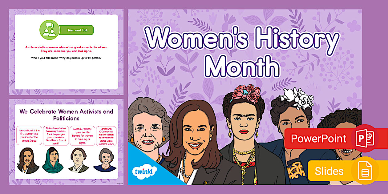 Women's History Month PowerPoint for K-2 | Twinkl USA
