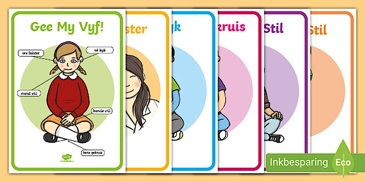 Gee My Vyf! Gedrag Plakkate (teacher made) - Twinkl