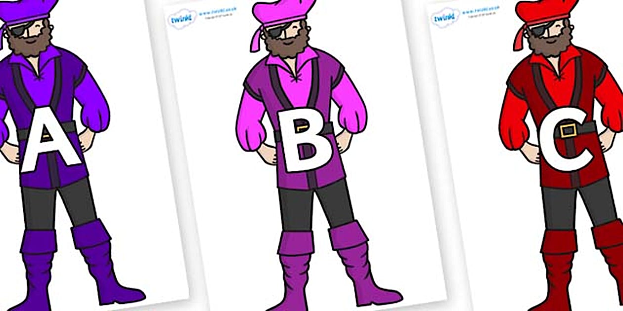 A-Z Alphabet on Pirates (teacher made) - Twinkl