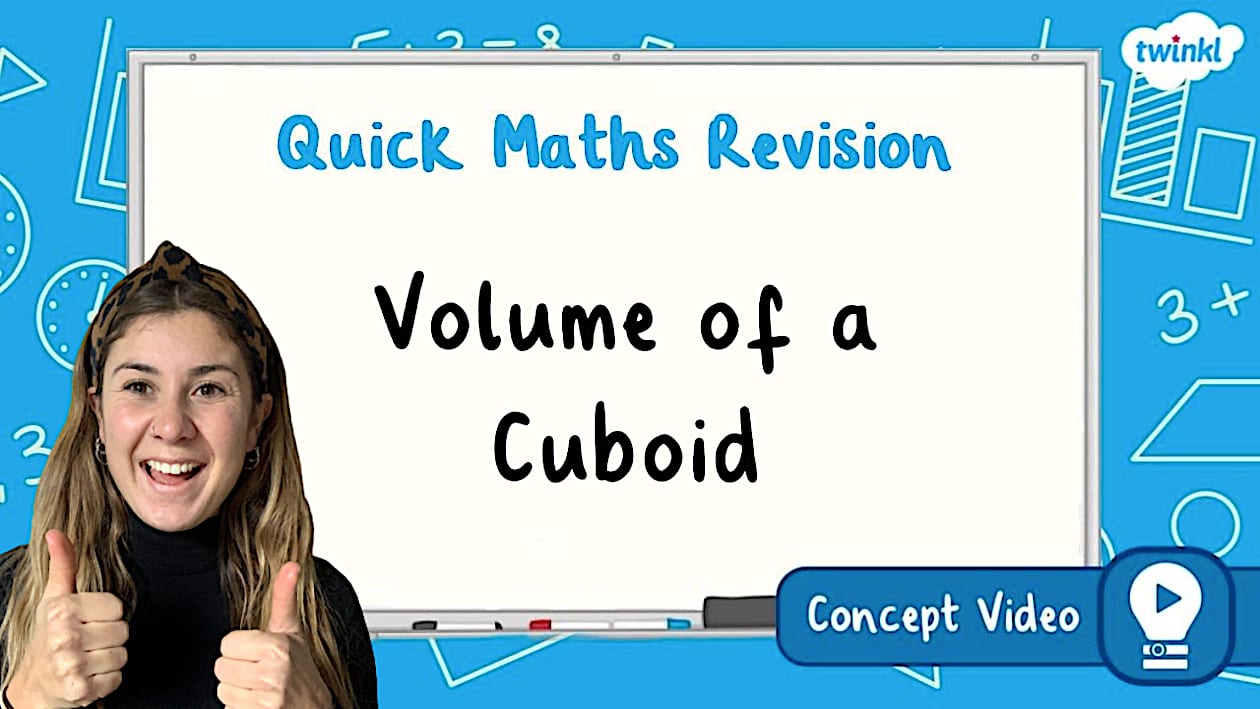 👉 Volume of a Cuboid | KS2 Maths Concept (teacher made)