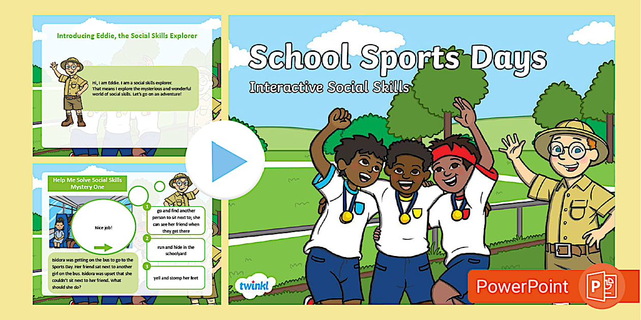 School Sport Days: Interactive Scenario F-2 PowerPoint