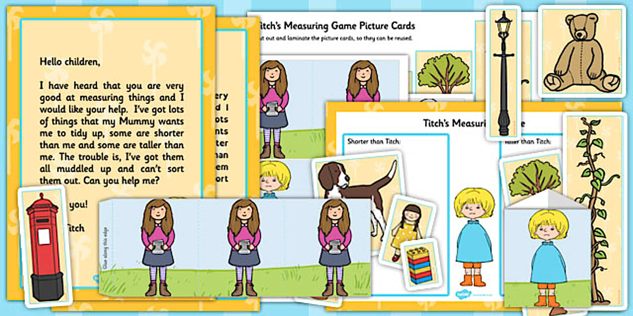 Titch Measuring Game Pack (teacher made) - Twinkl