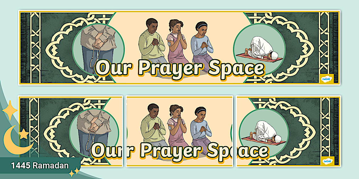 Our Prayer Space Display Banner (Teacher-Made) - Twinkl