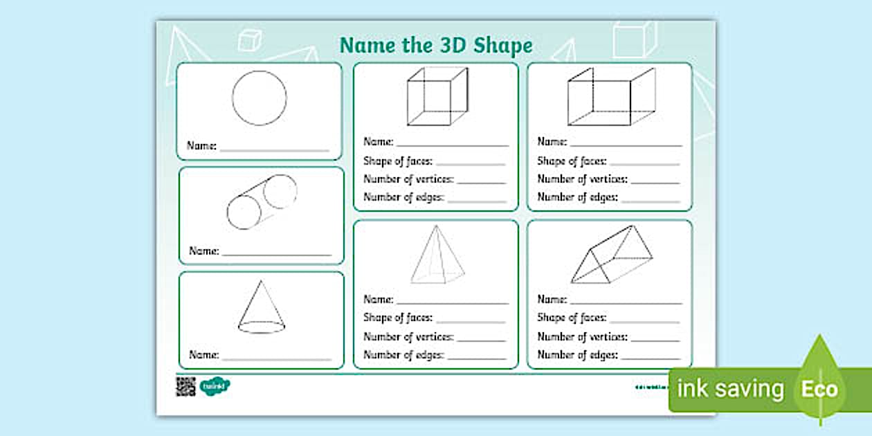 Name the Shape Activity | Teacher-made Resources | Twinkl