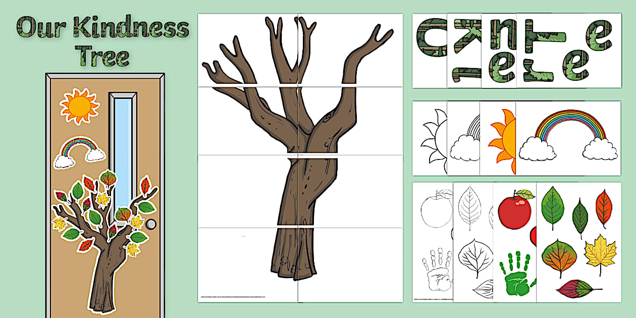 Kindness Tree Door Display Pack - Twinkl - KS1 - Twinkl