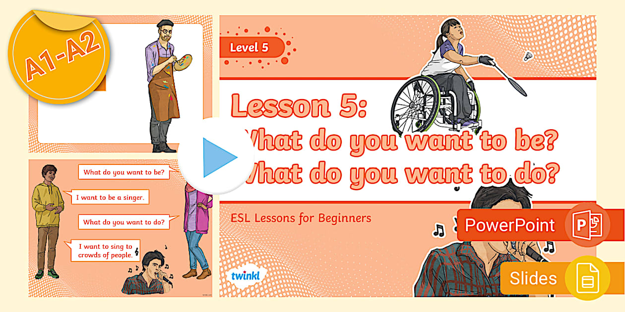 ESL Curriculum Level 5, Lesson 5 (professor feito) - Twinkl