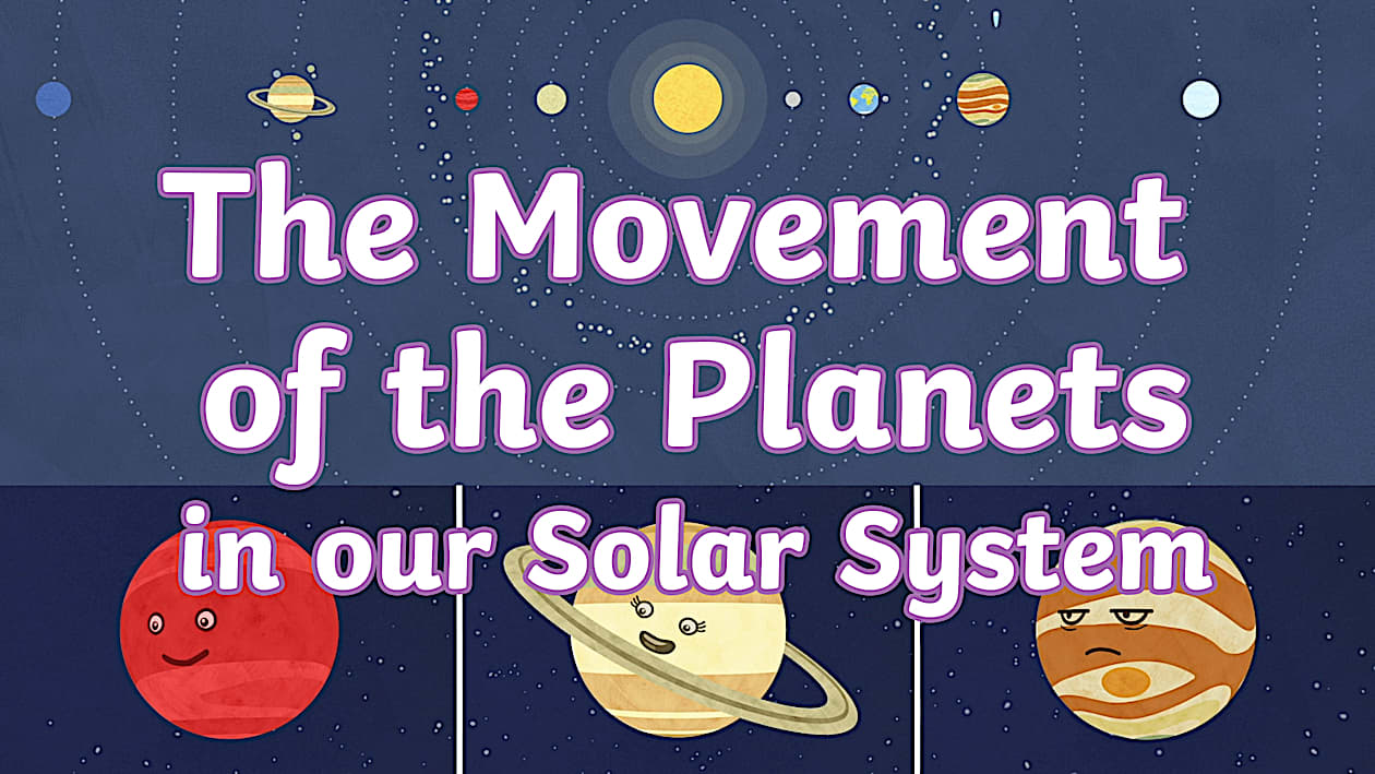 Movement of the Planets in Our Solar System Animation