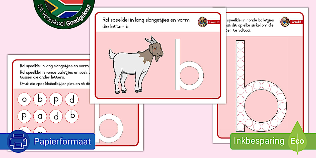 Graad R Klanke Speelkleimatte b (teacher made) - Twinkl
