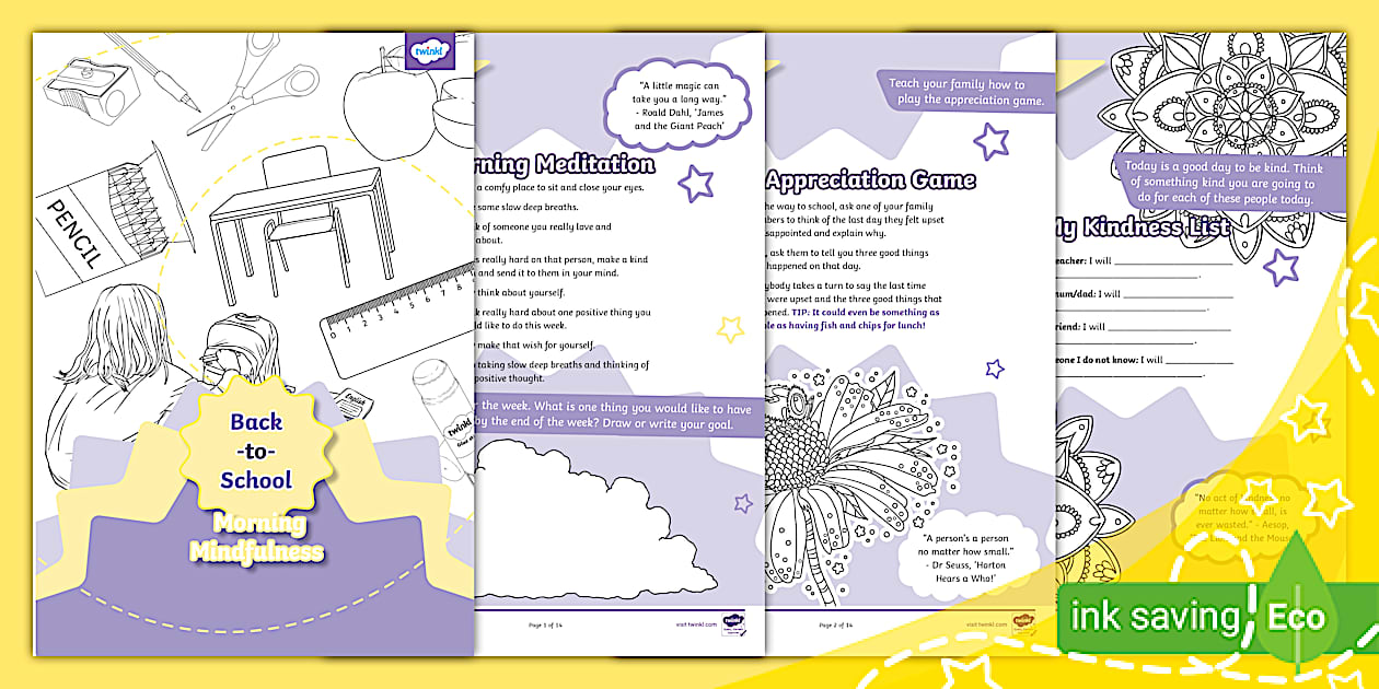 Morning Mindfulness for Kids: Back to School Calm (7-11)