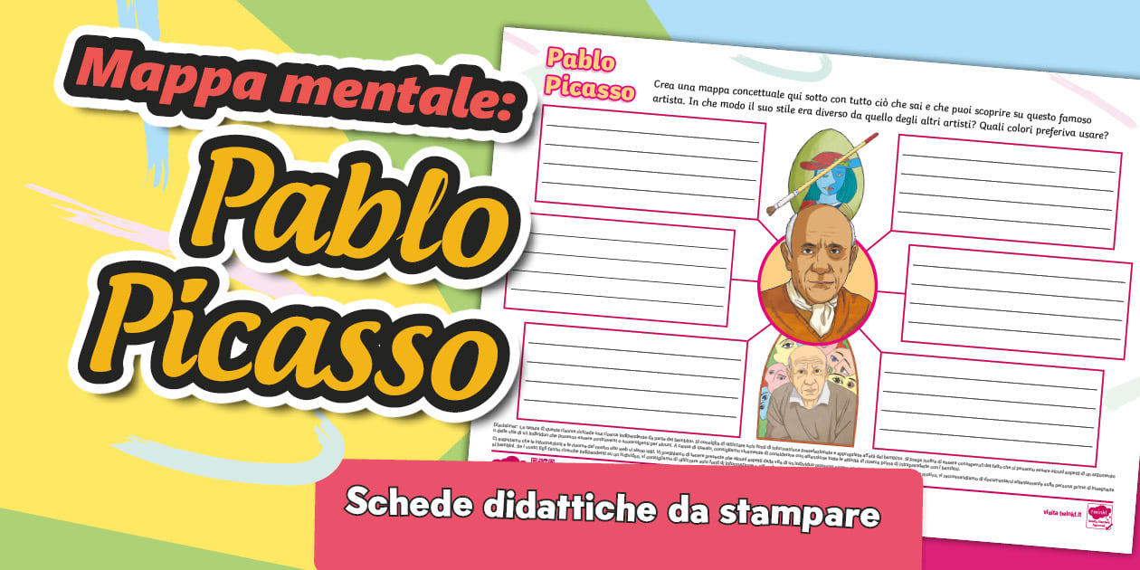 * NEW * Mappa mentale: Pablo Picasso
