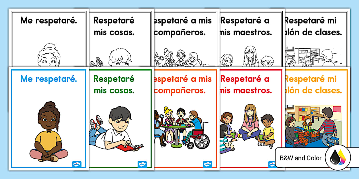 Pósters sobre el respeto en el salón de clases | Twinkl USA