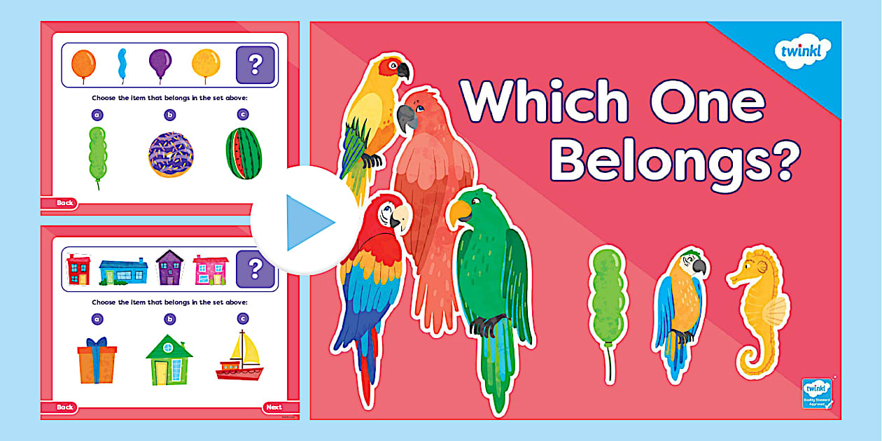 Which One Belongs? PowerPoint Game (teacher made) - Twinkl