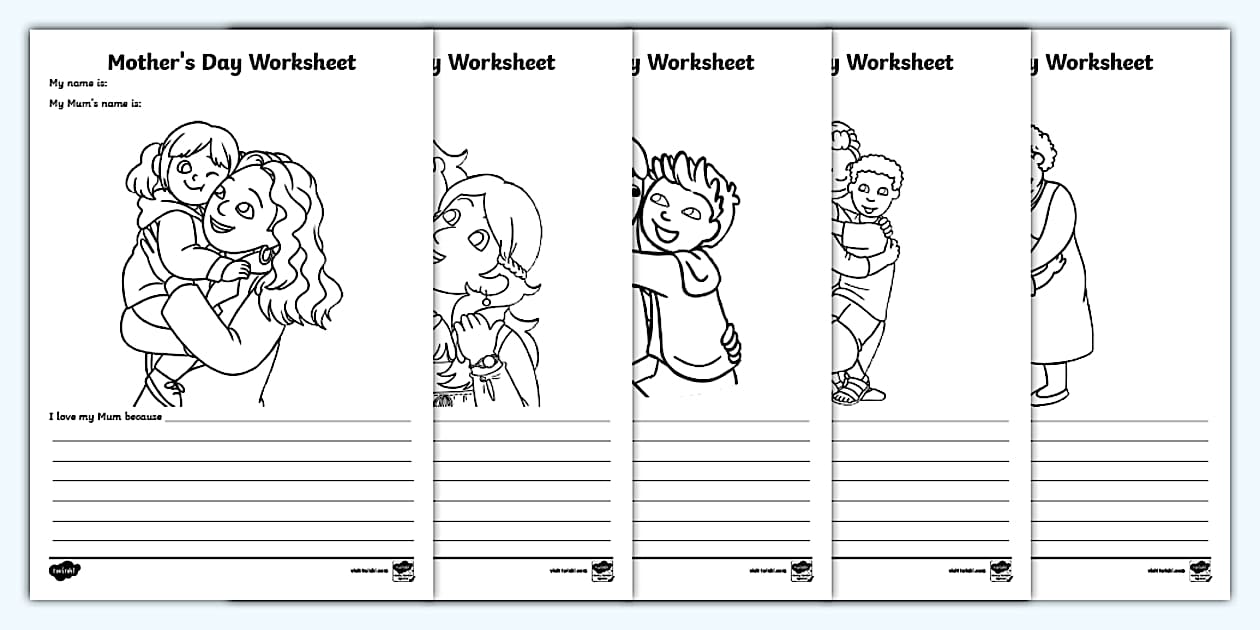 Mothers Day Activity Sheet (teacher made) - Twinkl