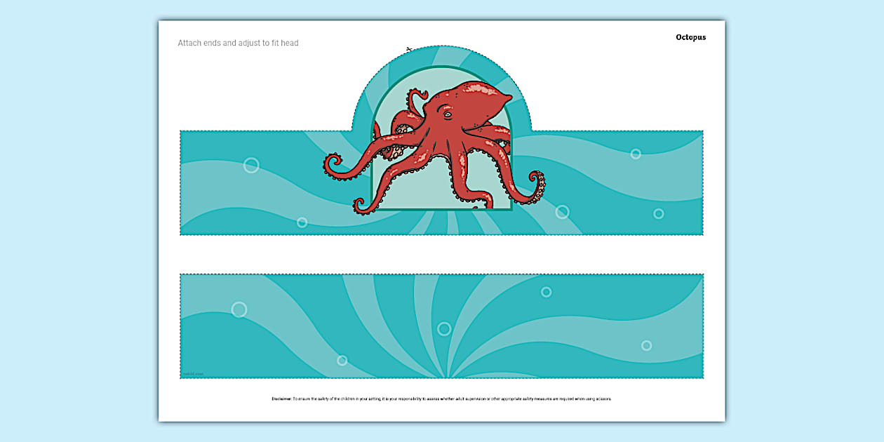 Octopus Role-Play Headband (Teacher-Made) - Twinkl