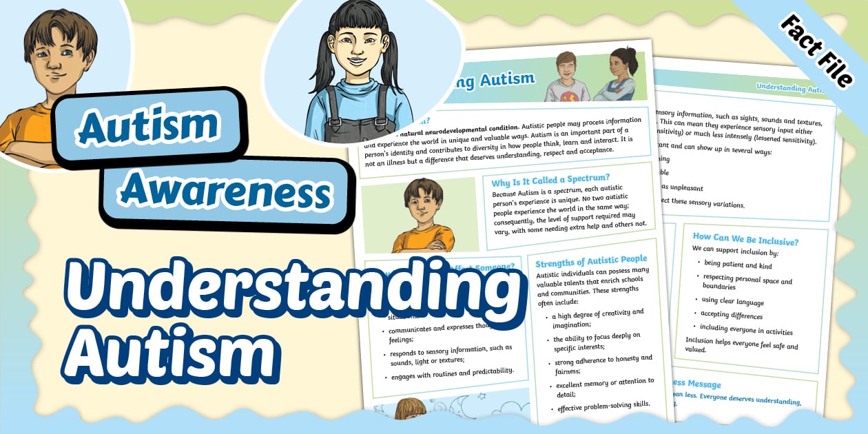 Twinkl Australia Understanding Autism Fact File