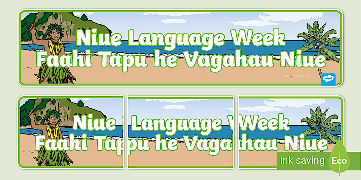 Niue Language Week: Banner