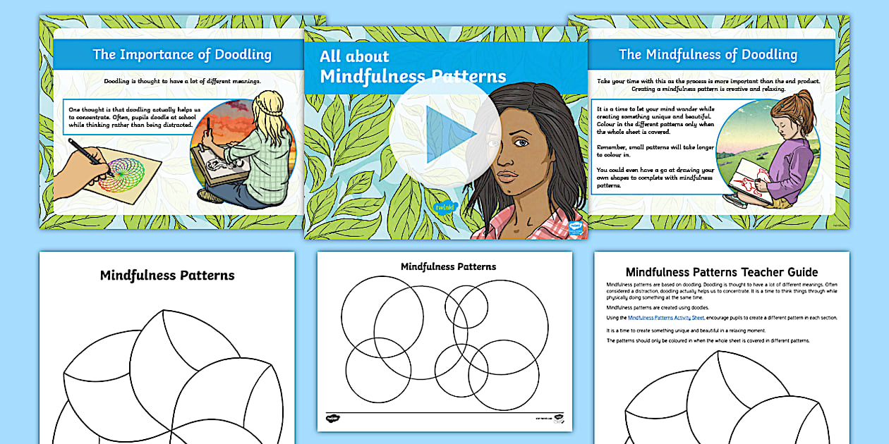 Mindfulness Patterns Activity Pack (teacher made) - Twinkl
