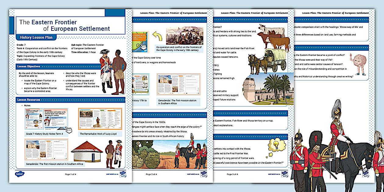 Grade 7 Lesson Plan: The Eastern Frontier