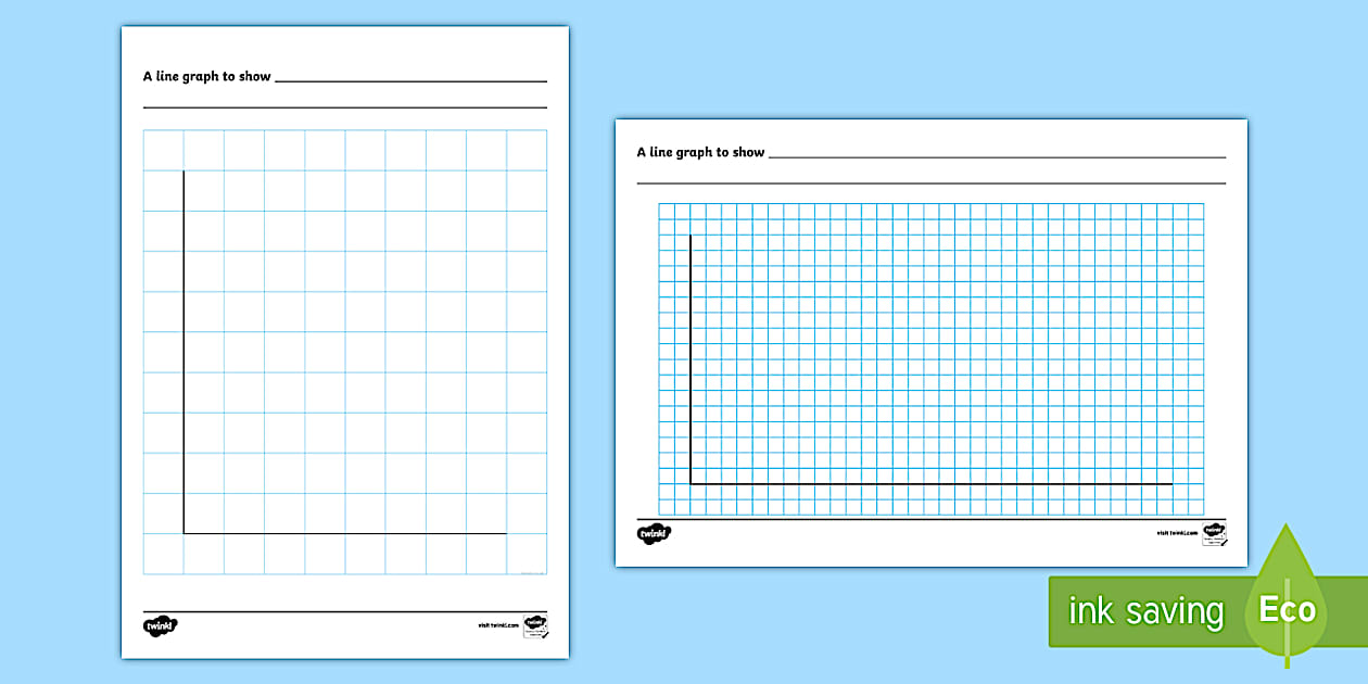 Blank Line Graph Template - Twinkl