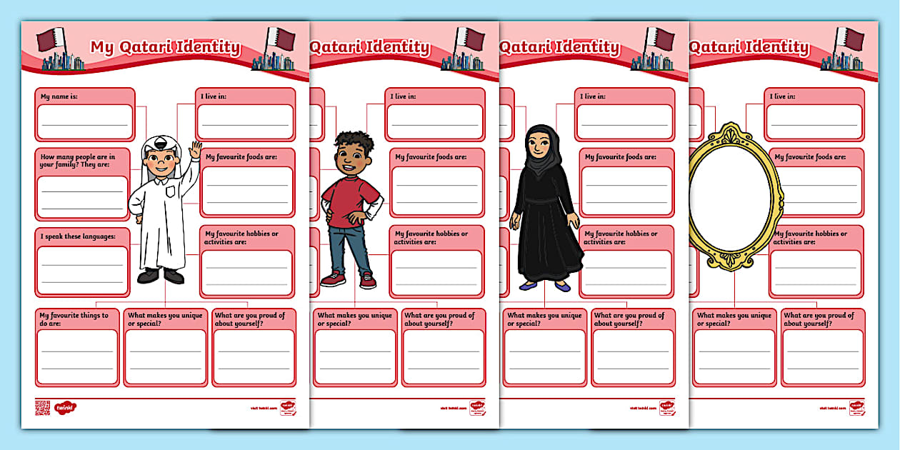 My Identity Activity Sheets (Teacher-Made) - Twinkl