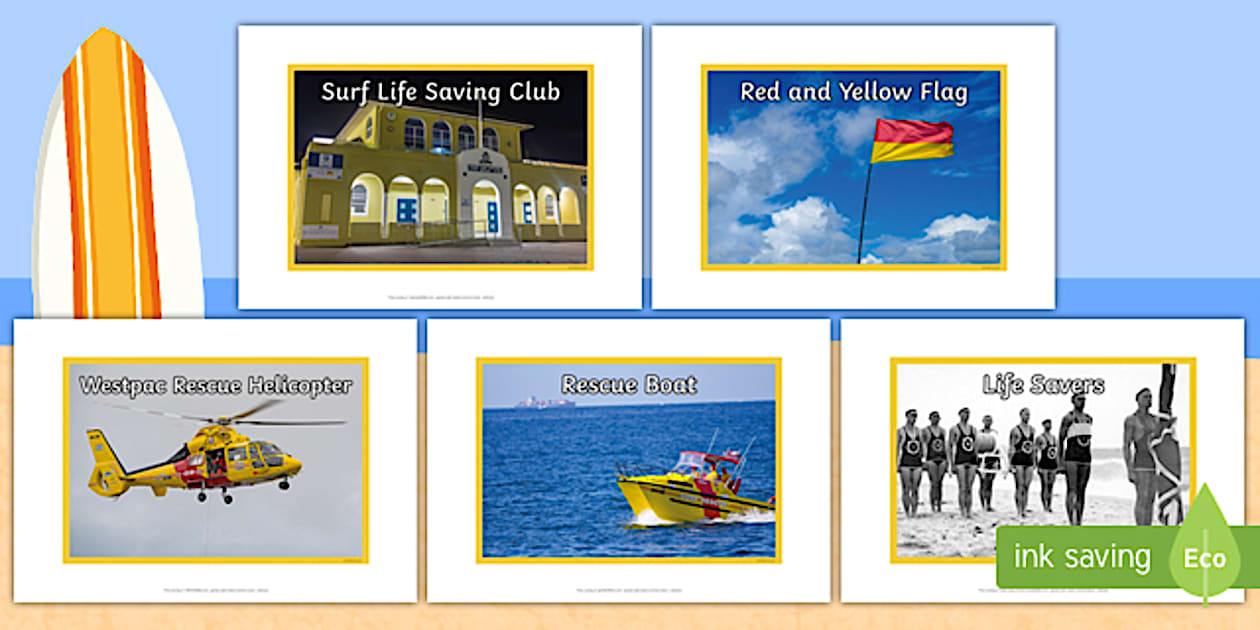 Surf Life Saving Australia Display Photos-Australia - Twinkl