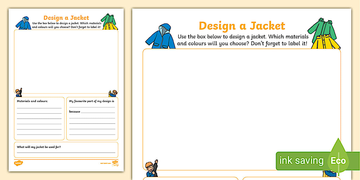 Design a Jacket (teacher made) - Twinkl