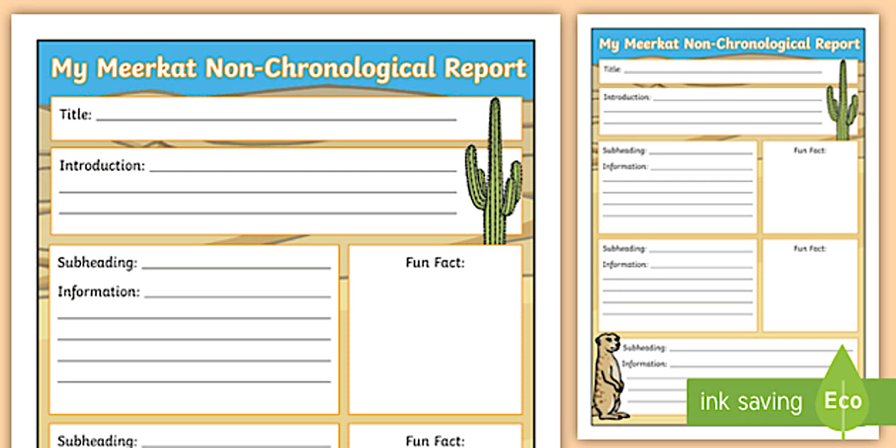 Meerkat Writing Frames - Meerkat Habitat (teacher made)