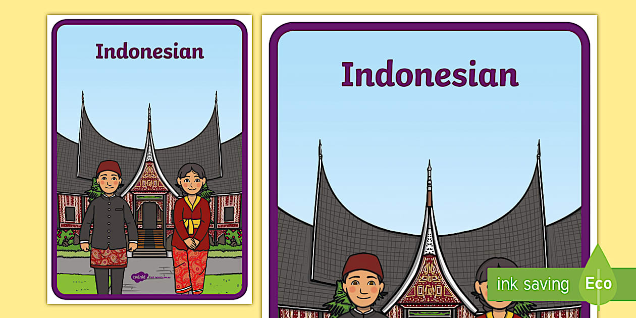 VIC Book Cover Indonesian (teacher made) - Twinkl
