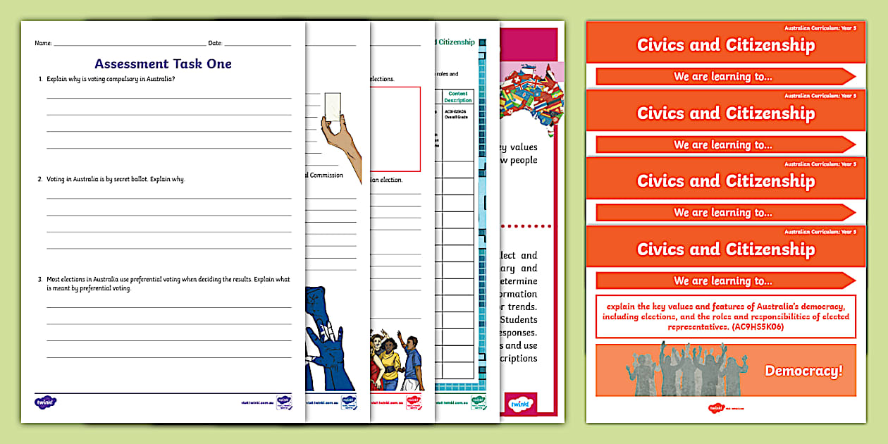 Features of Australia's Electoral Process Assessment Pack