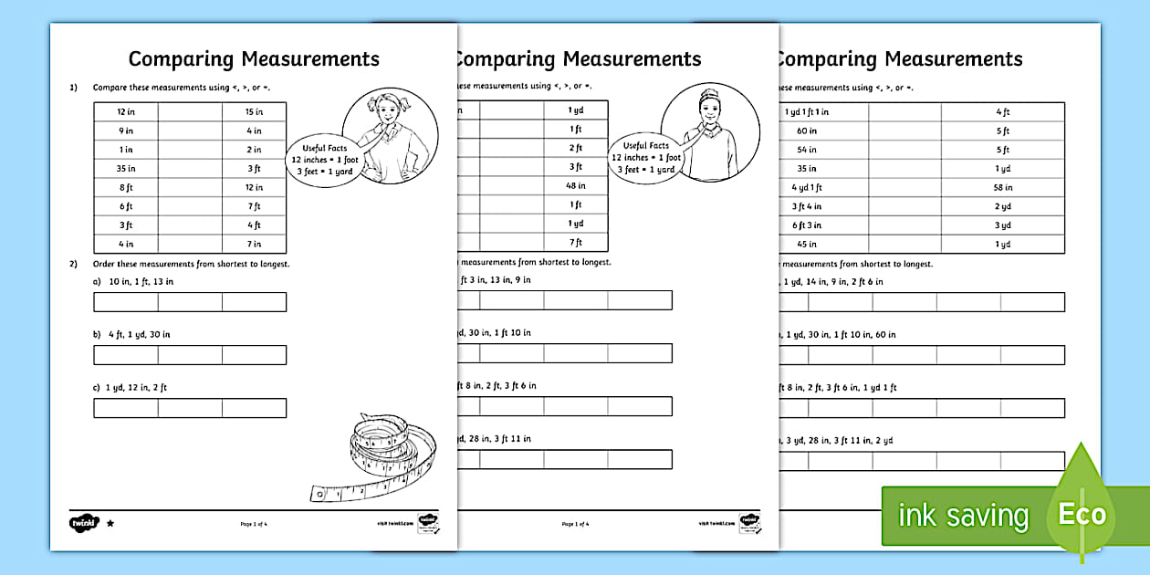 Unit Conversion Worksheet | Learning Resource | Twinkl USA